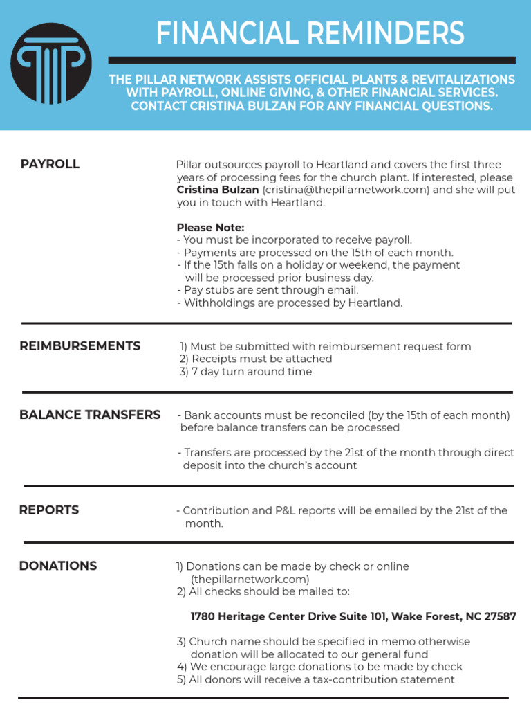 Financial Info For Welcome Packet 2023 Version 2 | PDF | Payroll | Paycheck