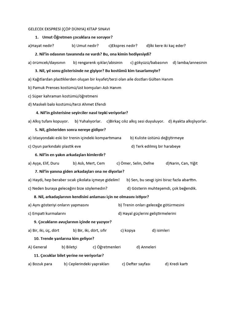 Turkce-Dersi-Gelecek-Ekspresi-Cop-Dunya-Kitap-Sinav-Sorulari-Ve ...