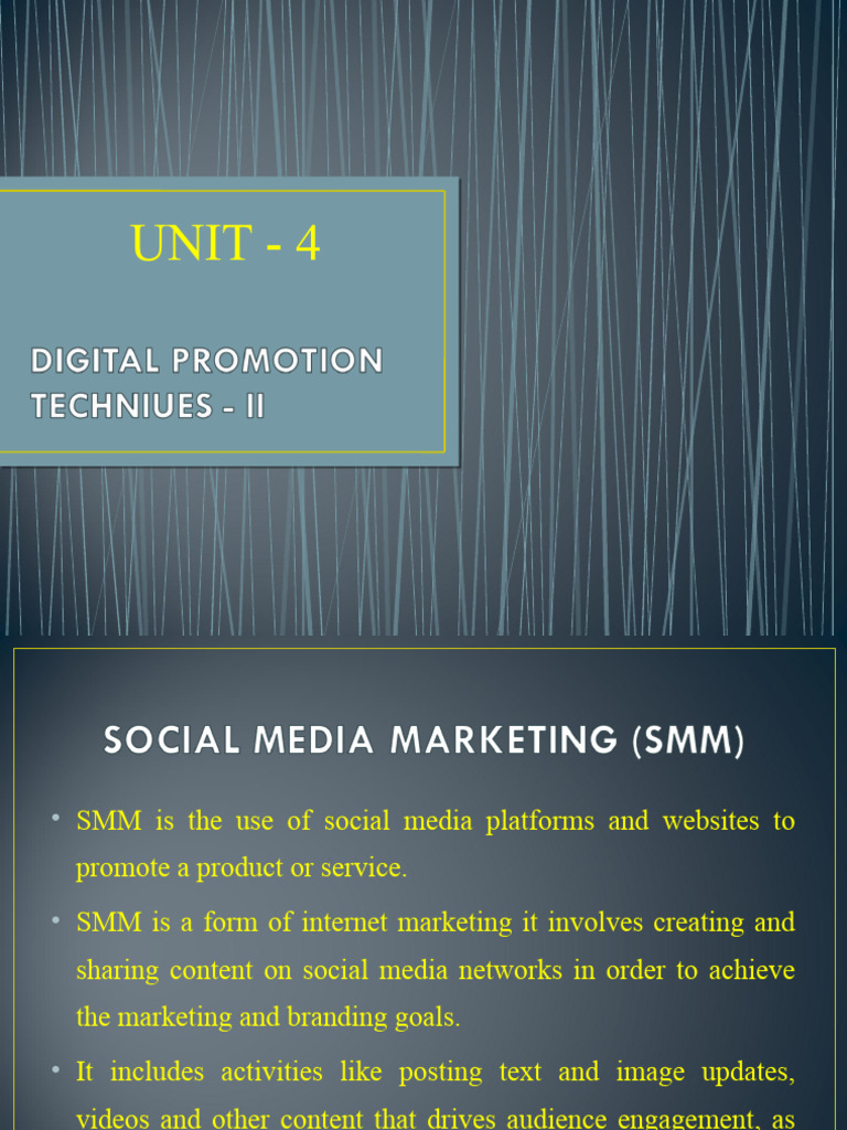 DM - Unit-4 | PDF | Social Media Marketing | Mobile Marketing