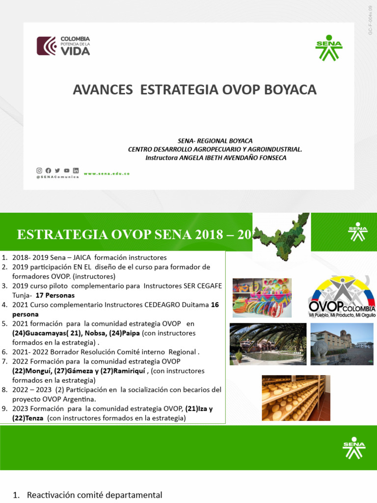 Avances Ovop Boyaca 2024 | PDF