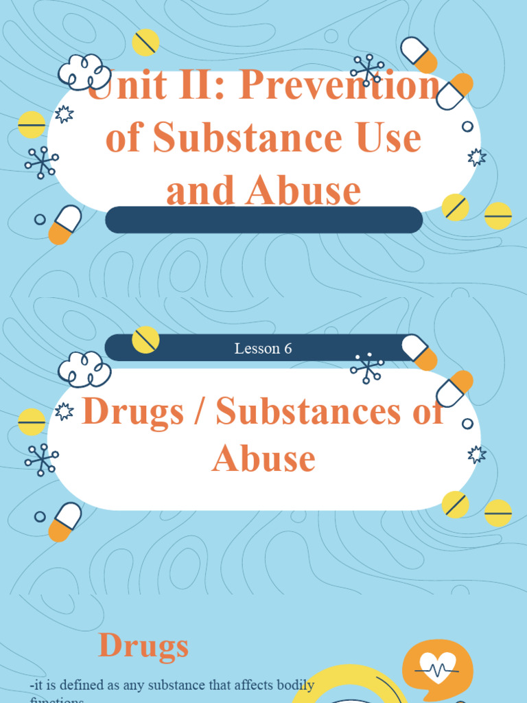 Lesson 6 New | PDF | Drugs | Substance Abuse
