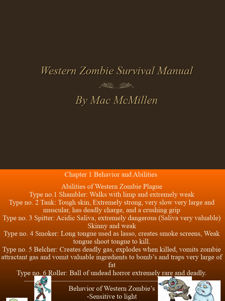 Presentation 3 | PDF | Zombies