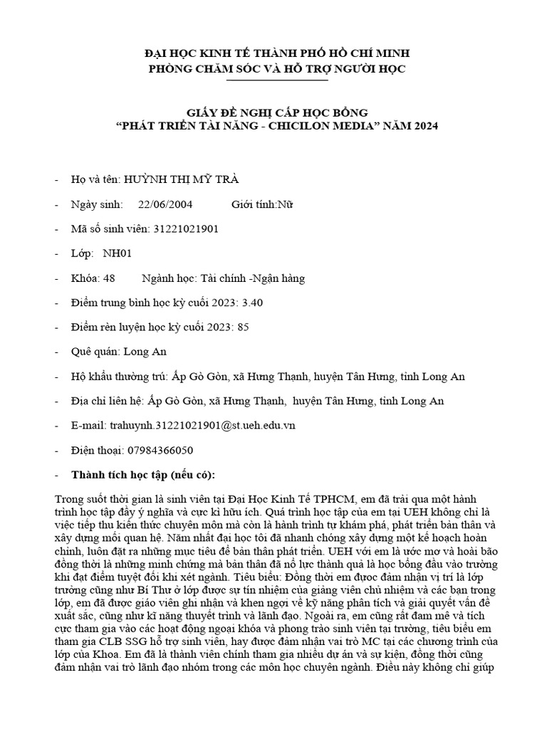 Mau Giay de Nghi Cap HB PTTN Chicilon Media 2024 | PDF