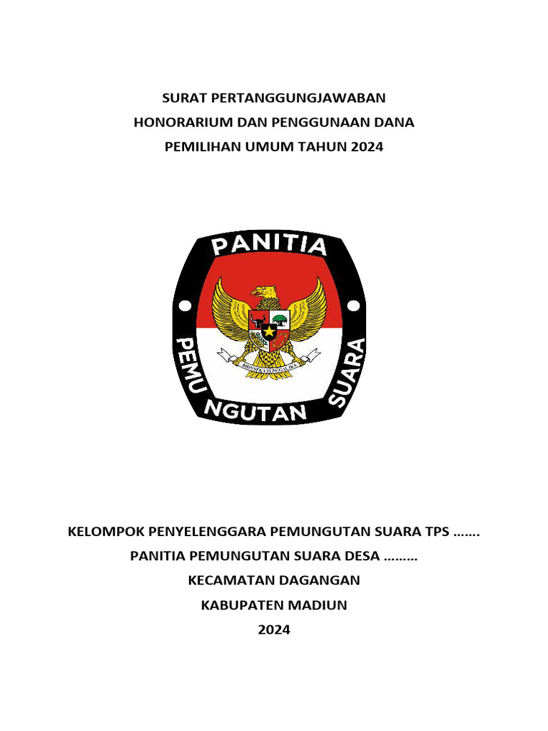 Contoh Format KPPS Terbaru | PDF