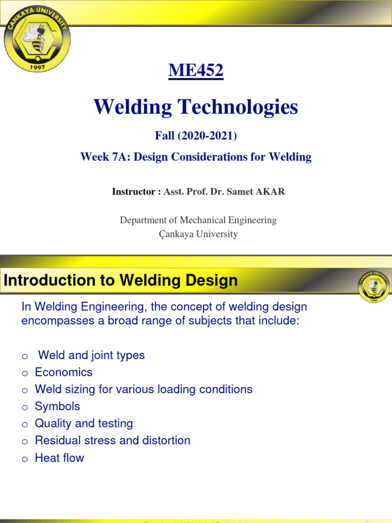 Welding Design Considerations Guide | PDF | Ductility | Strength Of ...