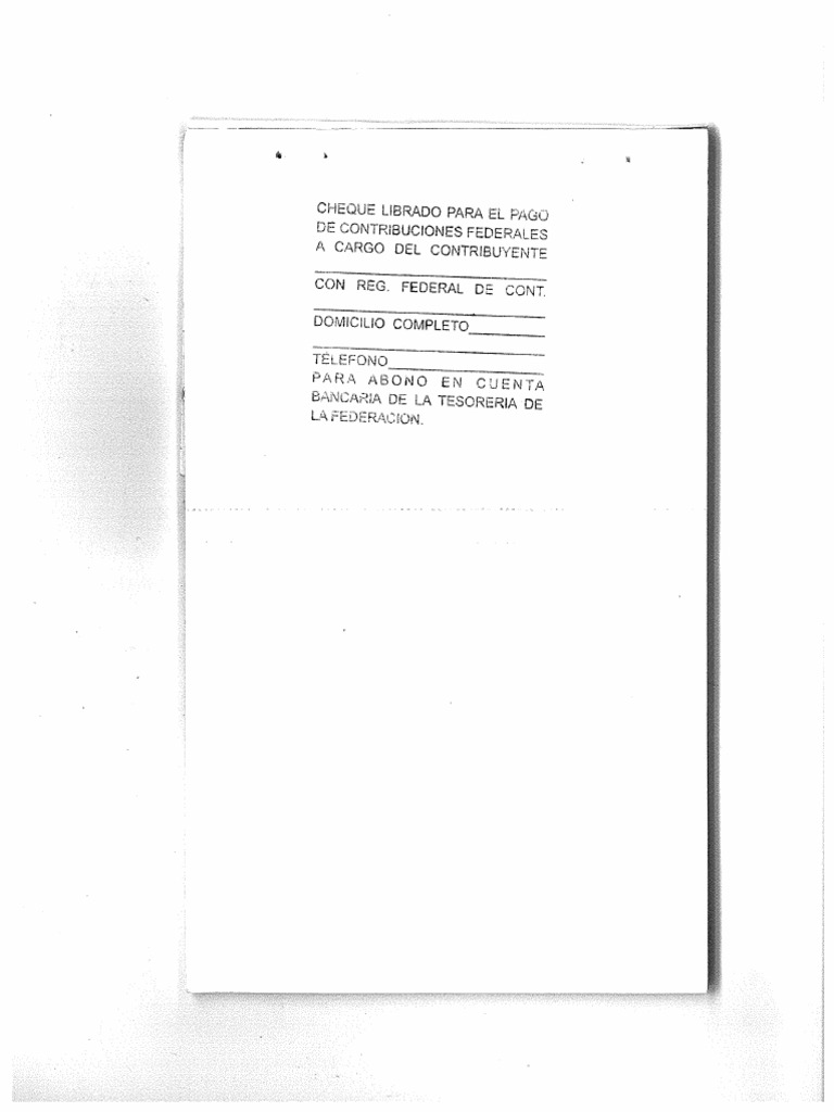 DATOS DEL CHEQUE PARTE POSTERIOR | PDF