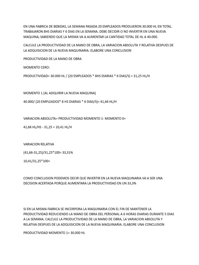 Variacion Absoluta y Relativa | PDF | Business | Economias