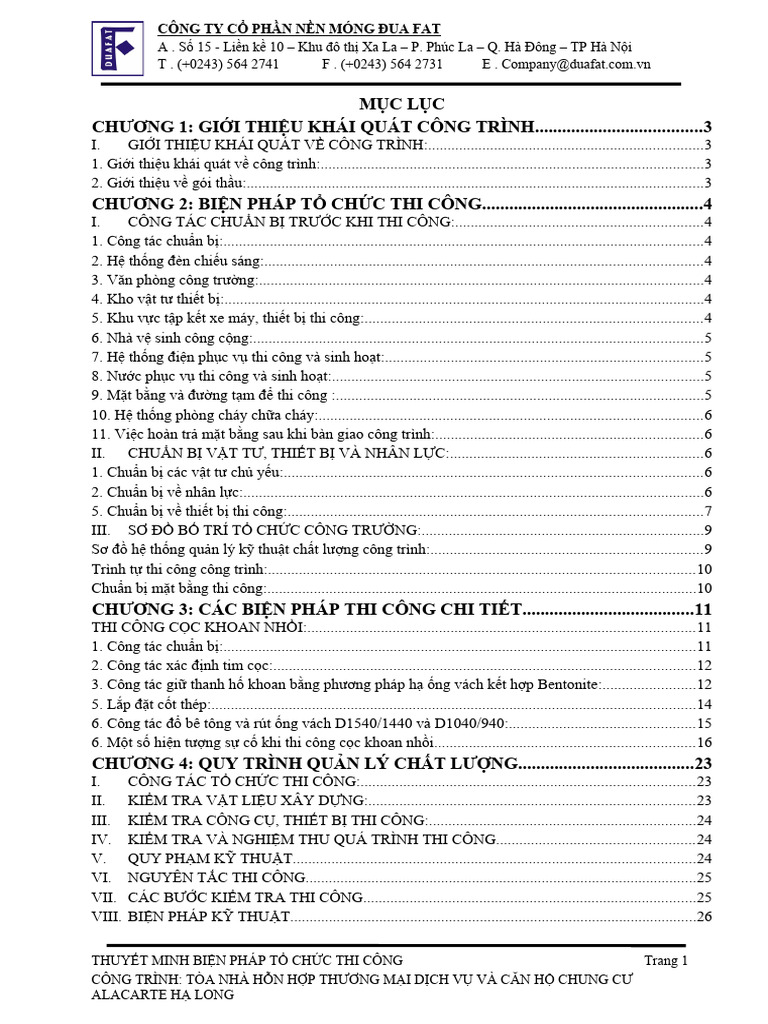 TM TCTC - Alacarte cọc đại trà - (2019.02.25) | PDF