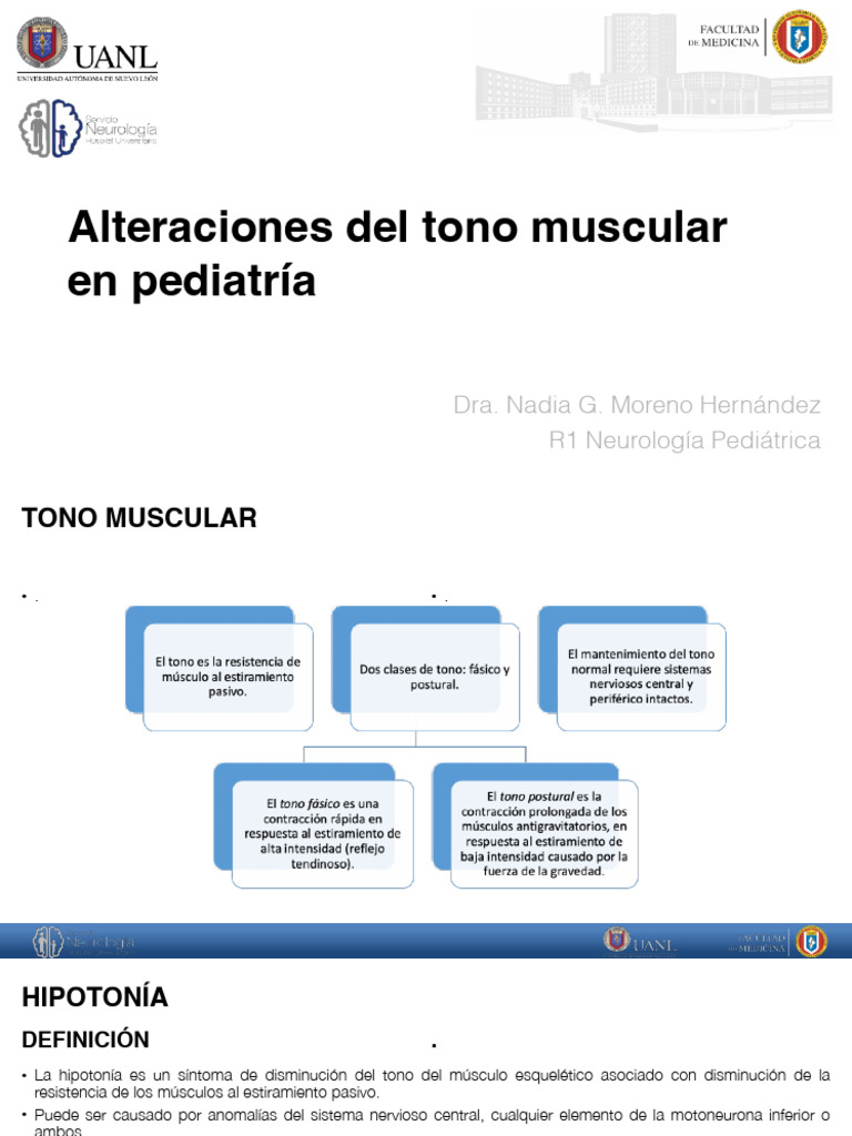 Alteraciones Del Tono Muscular en Pediatría | PDF | Causas de la muerte ...