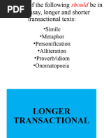 Longer Transactional Texts Grade 12 | PDF