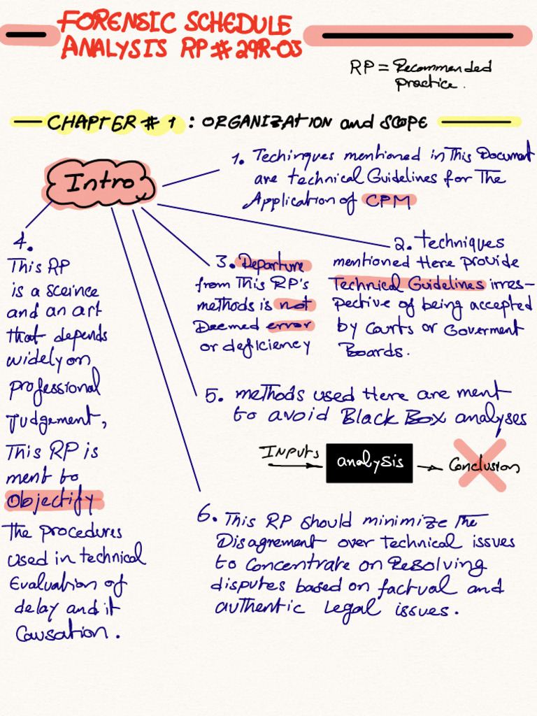 Forensic Schedule Analysis 1694100012 | PDF