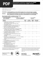 ADHD - (Screening) Vanderbilt ADHD Diagnostic Parent Rating Scale | PDF ...