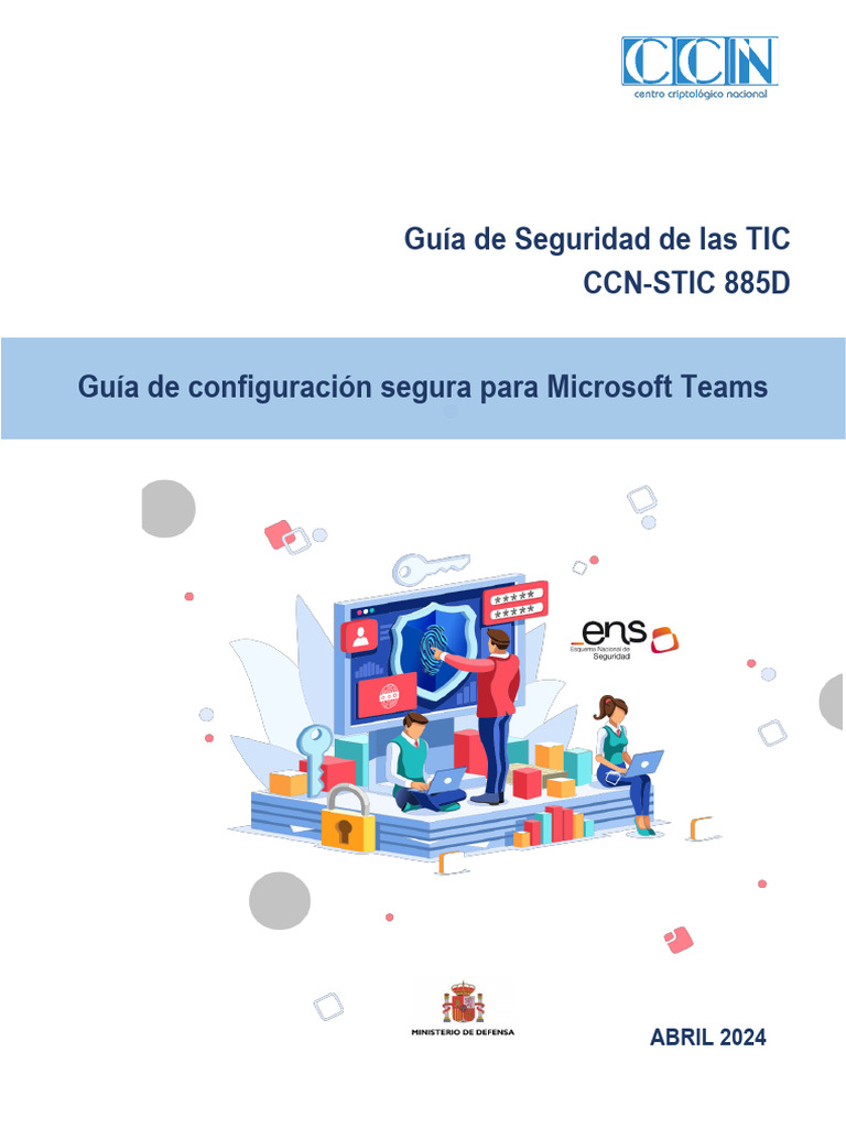 Ccn Stic 885d Guía De Configuración Segura Para Microsoft Teams Pdf