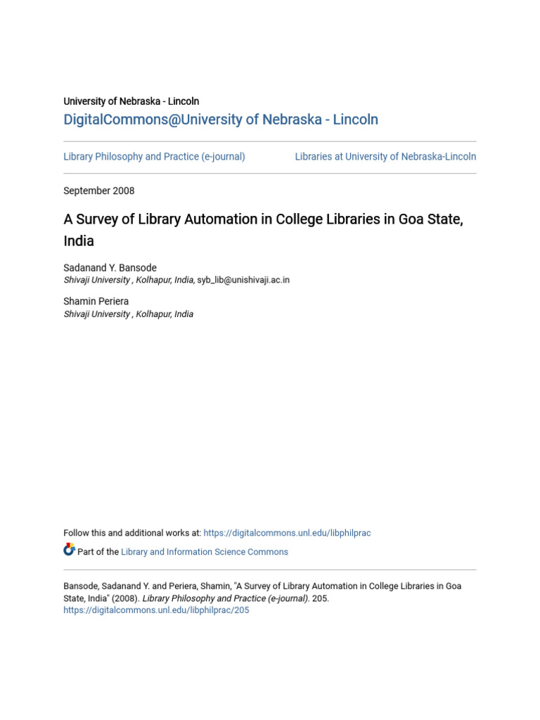 Fulltext | PDF | Libraries | Librarian