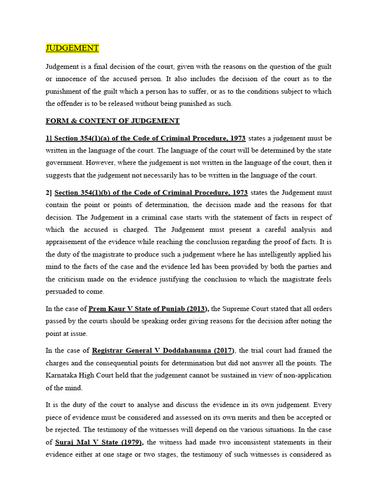 JUDGEMENT | PDF | Criminal Procedure In South Africa | Judgment (Law)