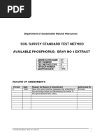 Olsen Method for Soil Phosphorus Analysis | PDF | Soil | Spectrophotometry