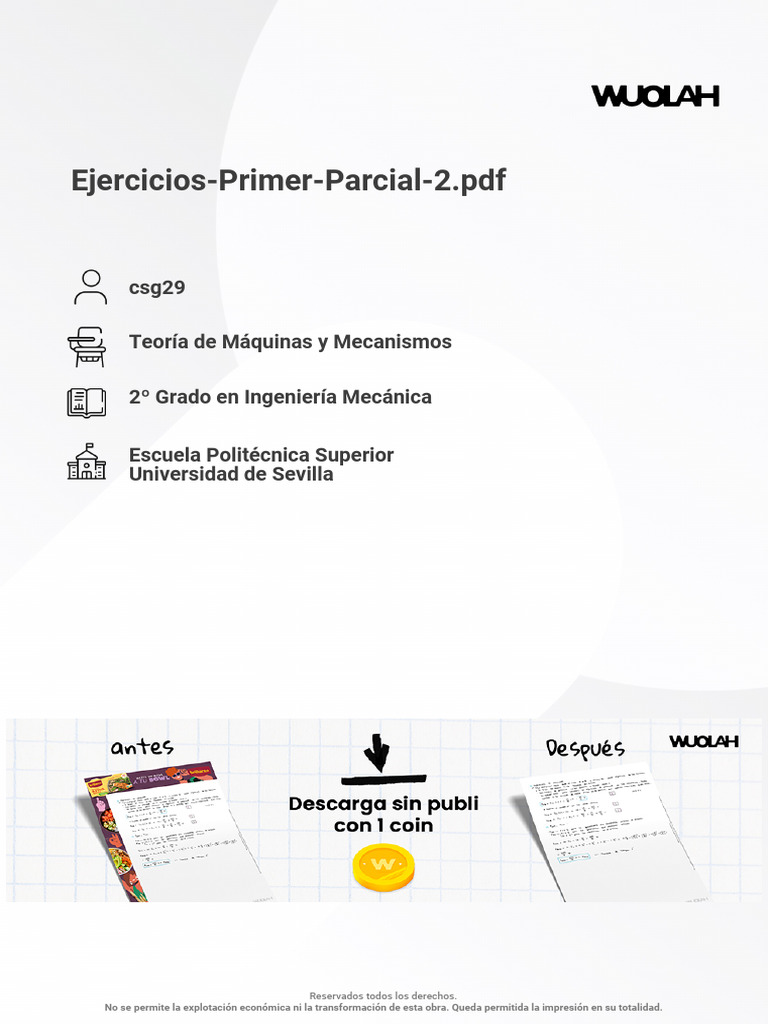 Wuolah Free Ejercicios Primer Parcial 2 | PDF | Euclides | Fenomeno fisico