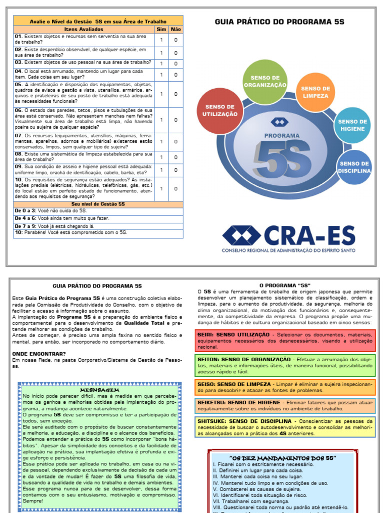 Guia Prático Do Programa 5S | PDF | Qualidade (negócios)