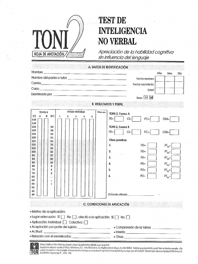 TONI 2 | PDF