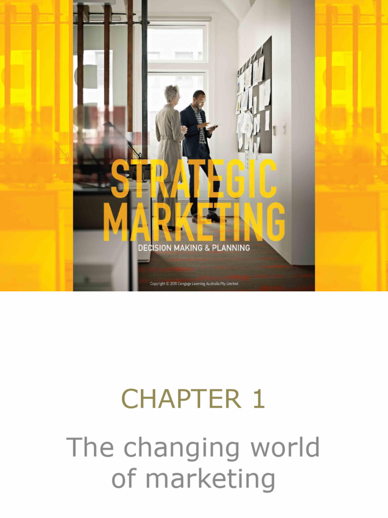 Reed 4e - Ch01 - 2015 | PDF | Marketing | Customer Relationship Management