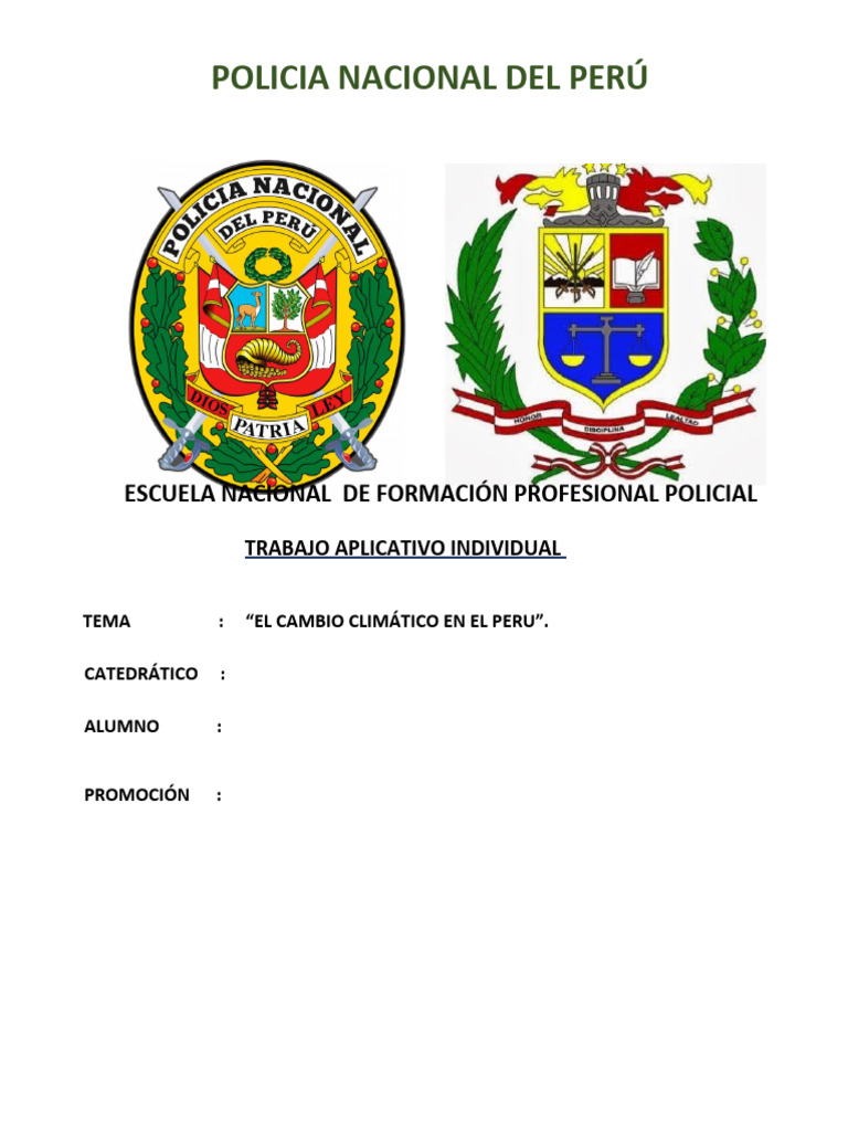 Policía Nacional Del Perú Hermano Anghelo | PDF | Gases de efecto ...