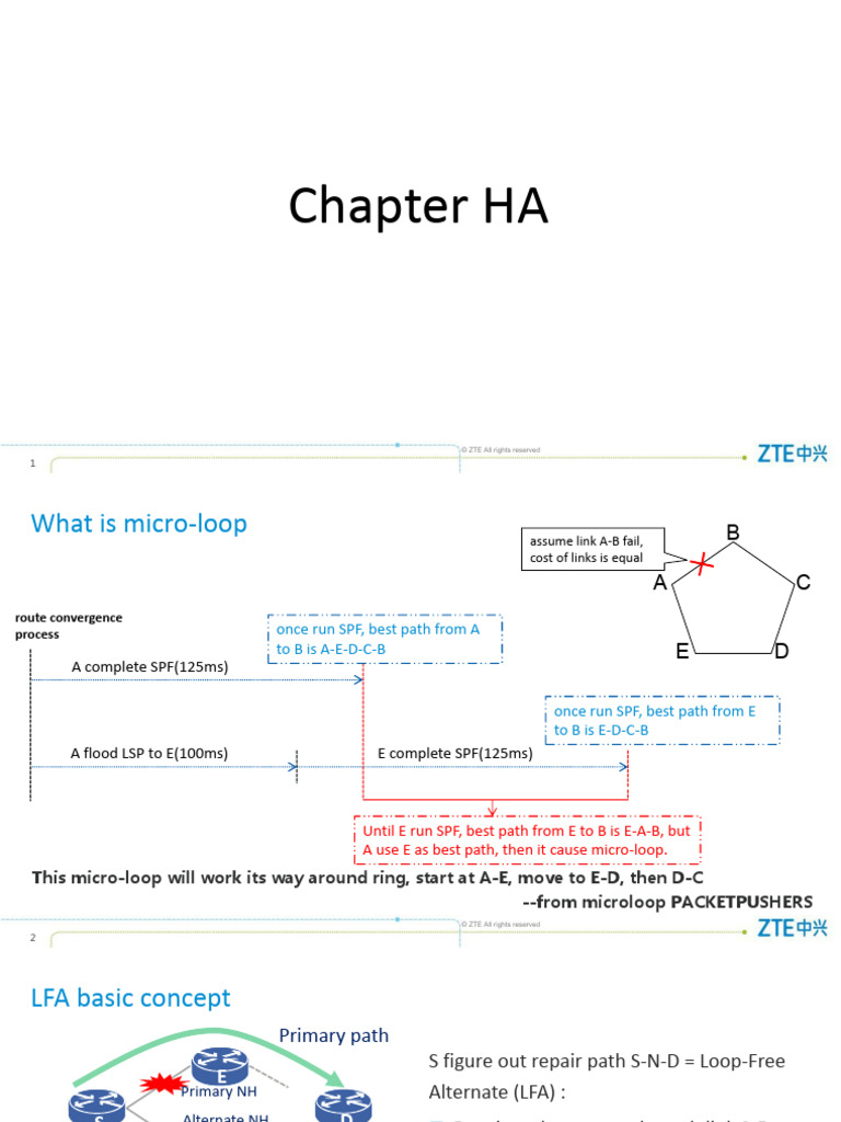 Add21 LFA and QoS | PDF | Router (Computing) | Network Protocols