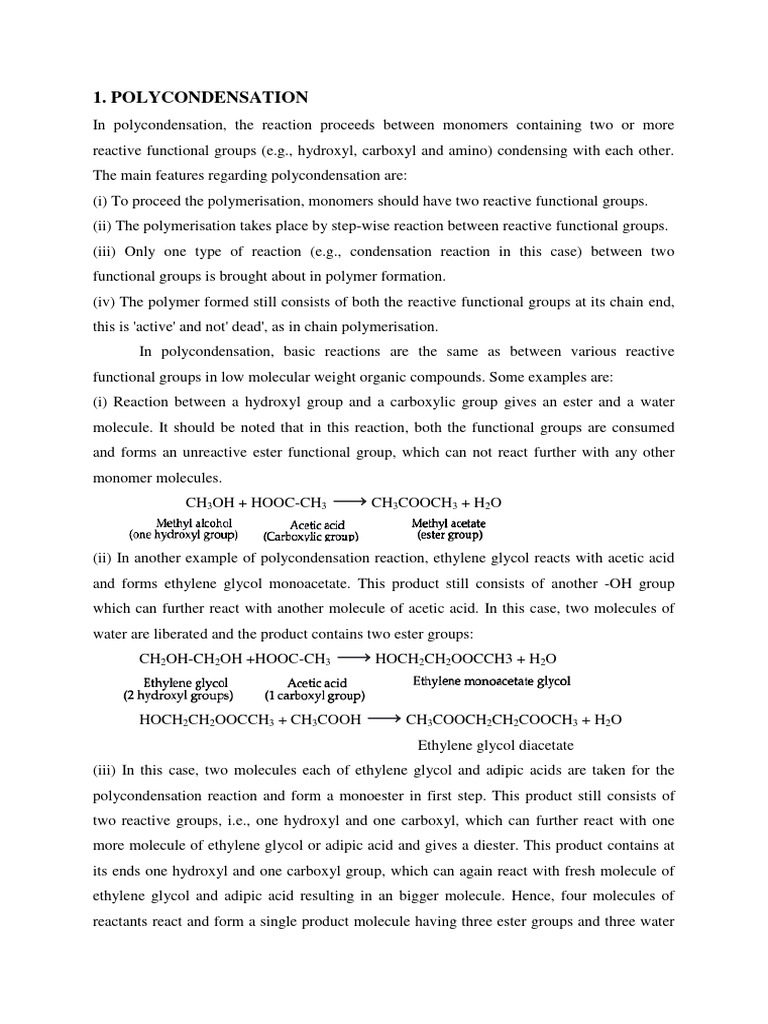 Unit 2 | PDF | Copolymer | Polymerization