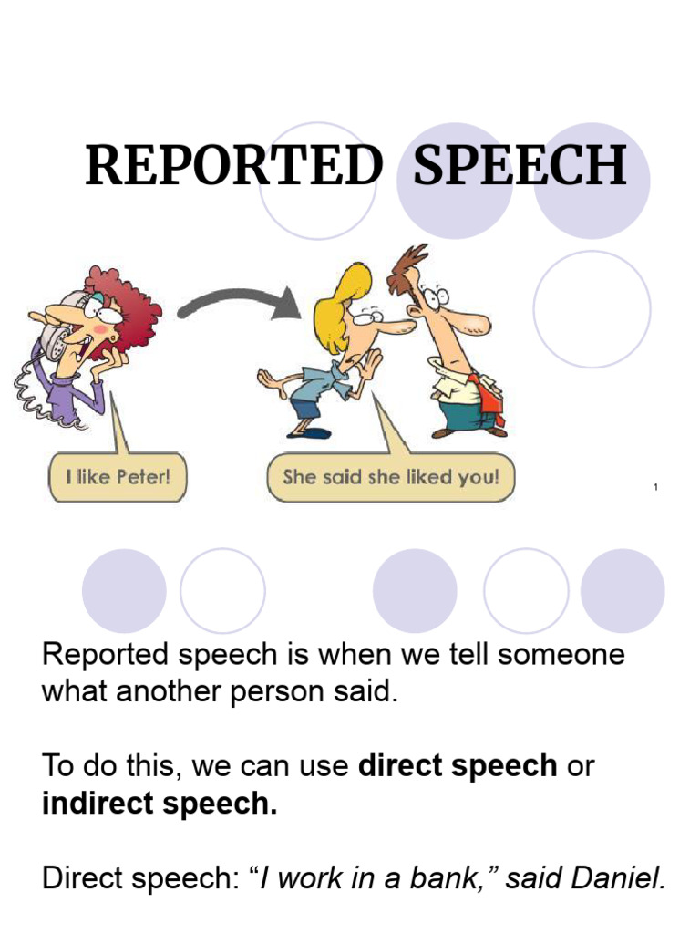 Reported Speech | PDF | Grammatical Tense | Languages