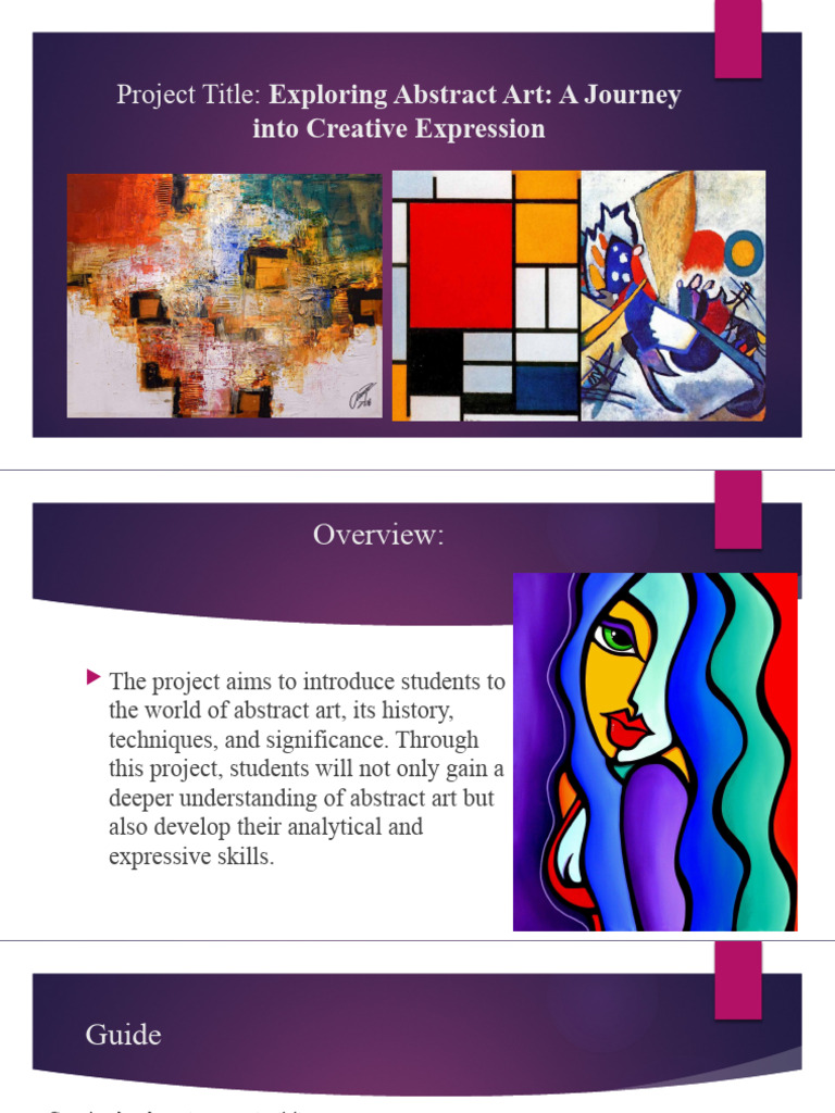 Exploring-Abstract-Art-Project-for-Midterm | PDF | Composition (Visual Arts) | Creativity