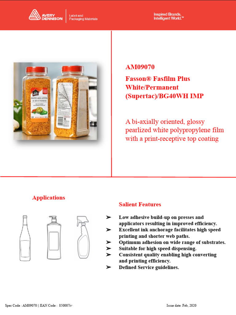 AM09070 | PDF | Industrial Processes | Materials