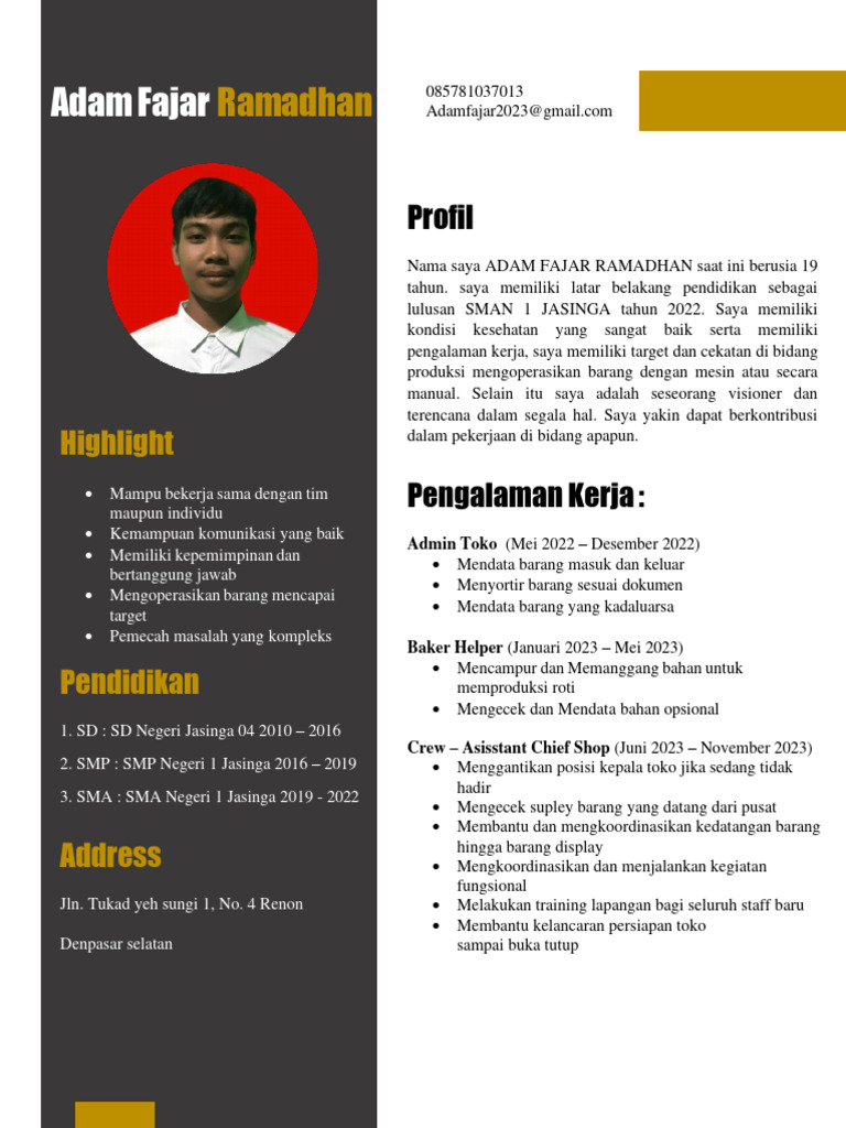 Profil Lulusan SMAN 1 Jasinga | PDF