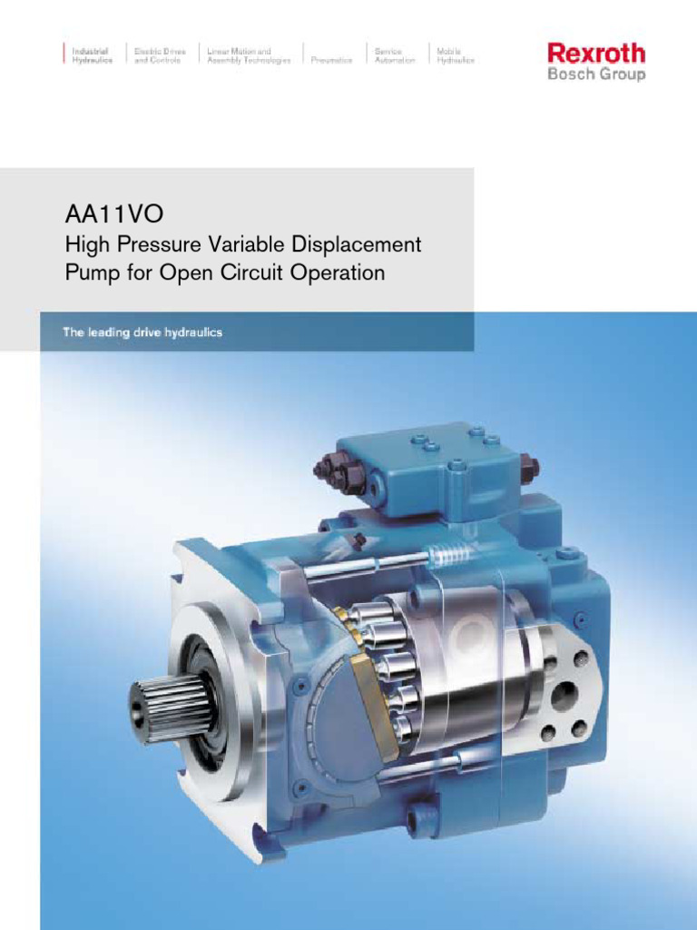 A11vo 2 | PDF | Pump | Mechanical Engineering