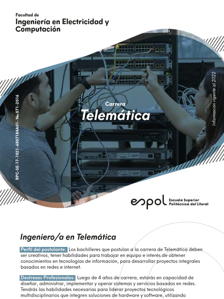 Telematica Fiec2022 | Descargar gratis PDF | Tecnologías de la información | Tecnología de ...