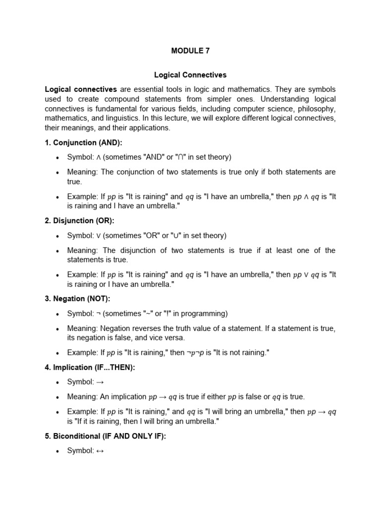 MODULE-7 | PDF | Logic | Semantics