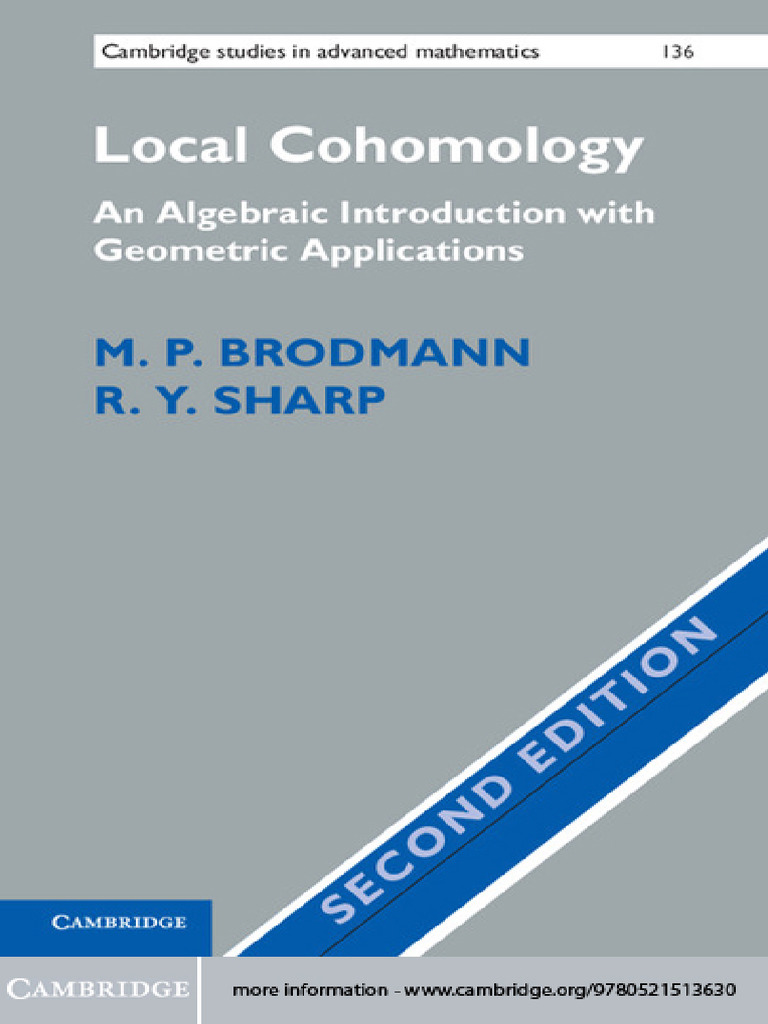 Brodmann M.P., Sharp R.Y.-local Cohomology | Download Free PDF | Ring ...