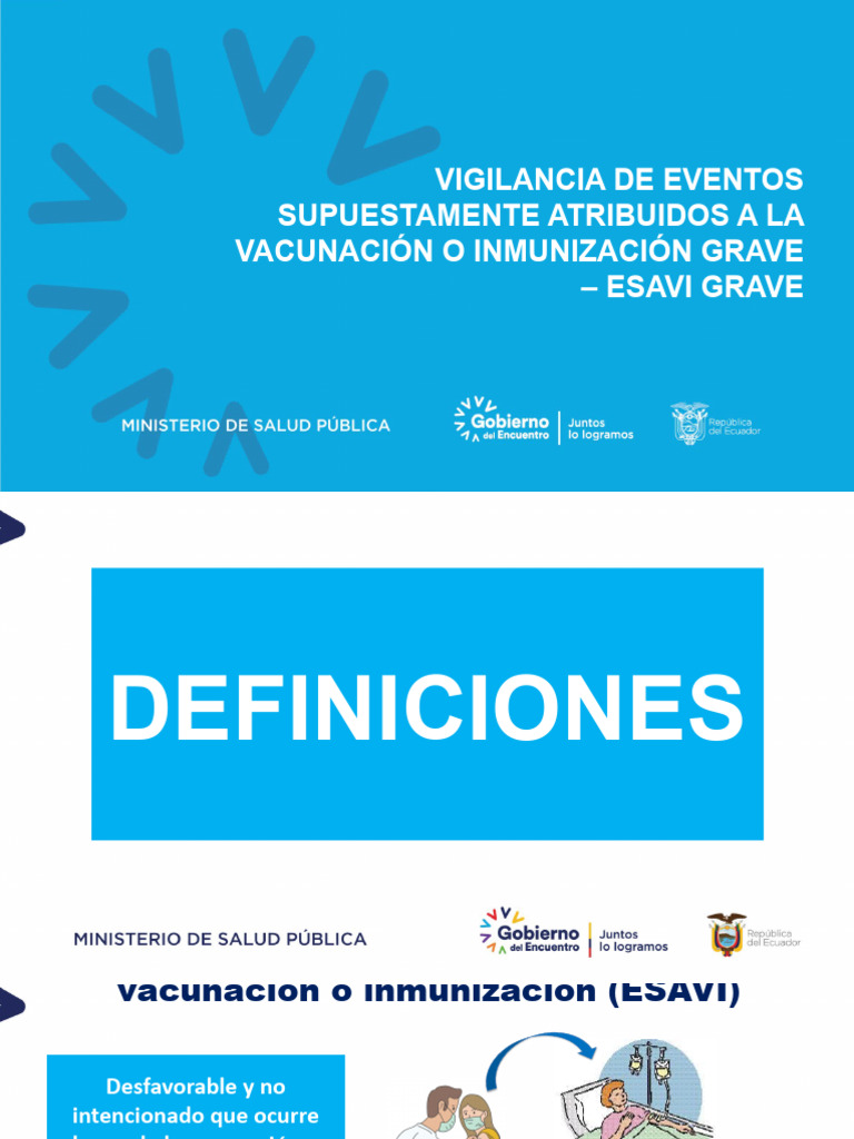 Vigilancia Esavi Grave | PDF | Vacunas | Hospital