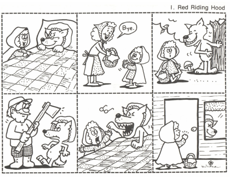 Little red riding hood sequencing | PDF