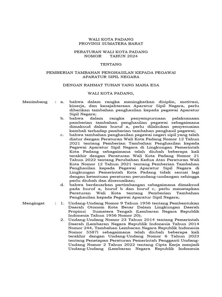 Perwako TPP 2024 | PDF