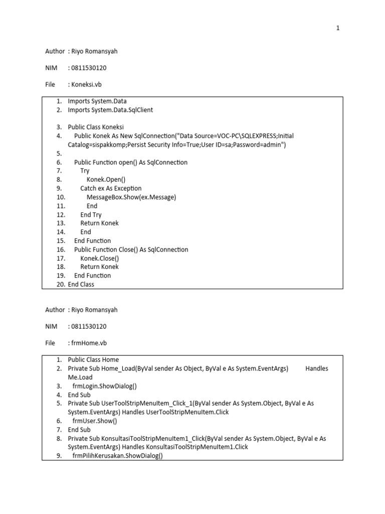 Listing Program | PDF | Computing | Computer Programming