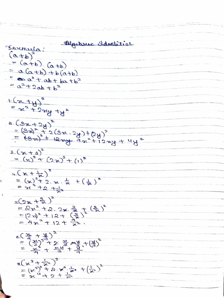 Algebraic Identities 100 Sums Shiropa Chaktaborty - Copyraahi | PDF