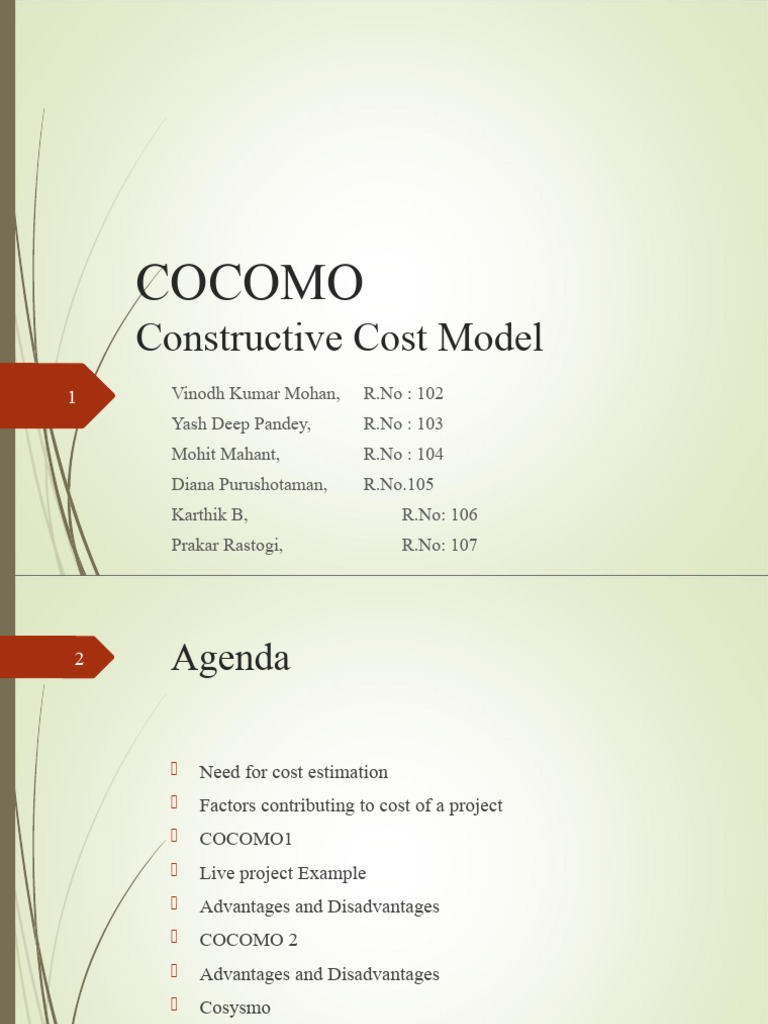 Cocomo Model | Download Free PDF | Computing | Computer Science