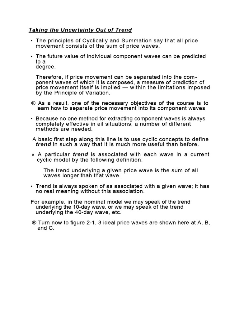 Hurst Course Valid Trend Lines VTL Taking The Uncertainty Out of Trend ...