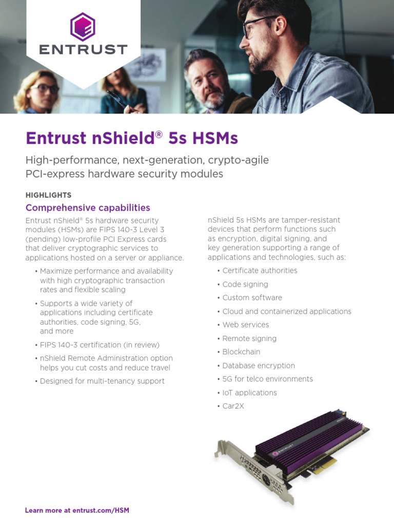 Dps Entrust Nshield 5s Ds | PDF | Espionage Techniques | Security