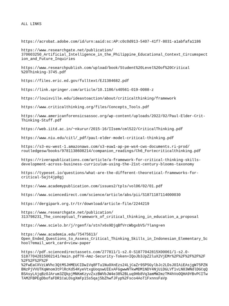 RRL For Thesis (All Are Gathered Here) | PDF | Critical Thinking ...