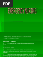 Emergency Nursing Notes | PDF | Emergency Department | Burn