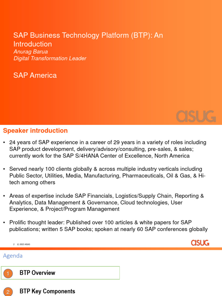 SAP BTP | PDF | Analytics | Cloud Computing