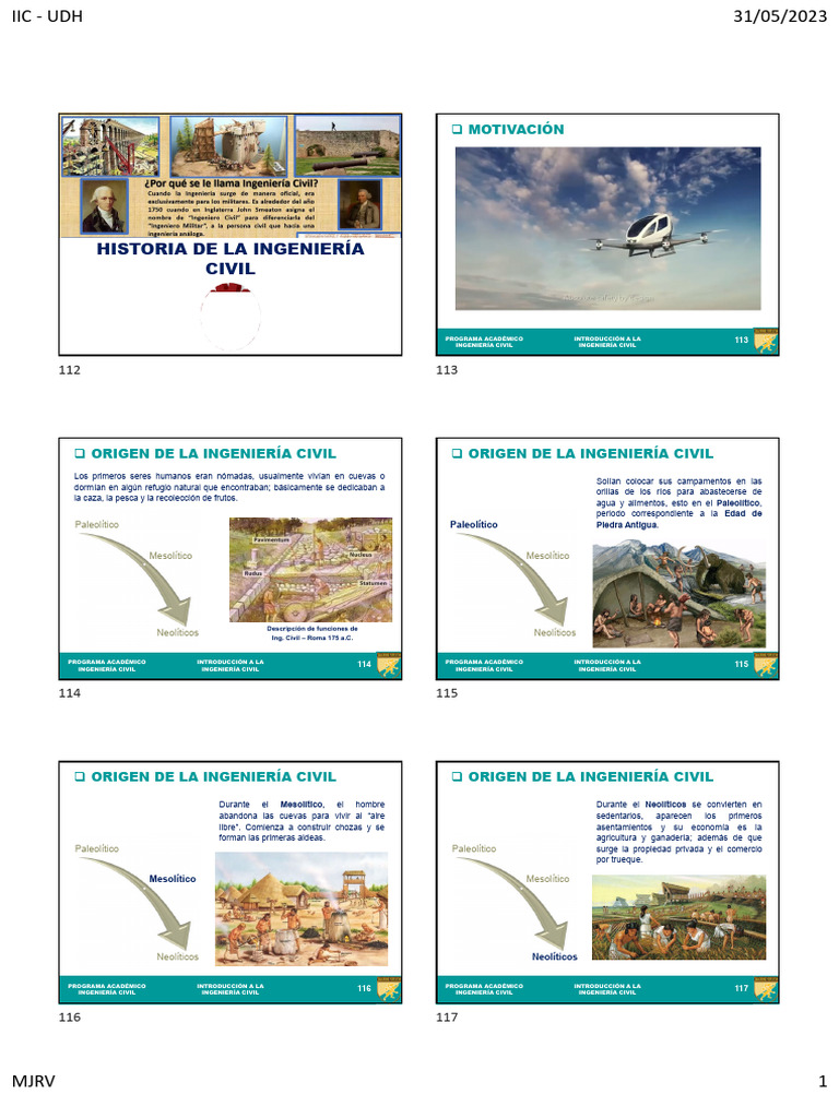 Historia De La Ingenieria Civil Pdf Ingeniería Neolítico