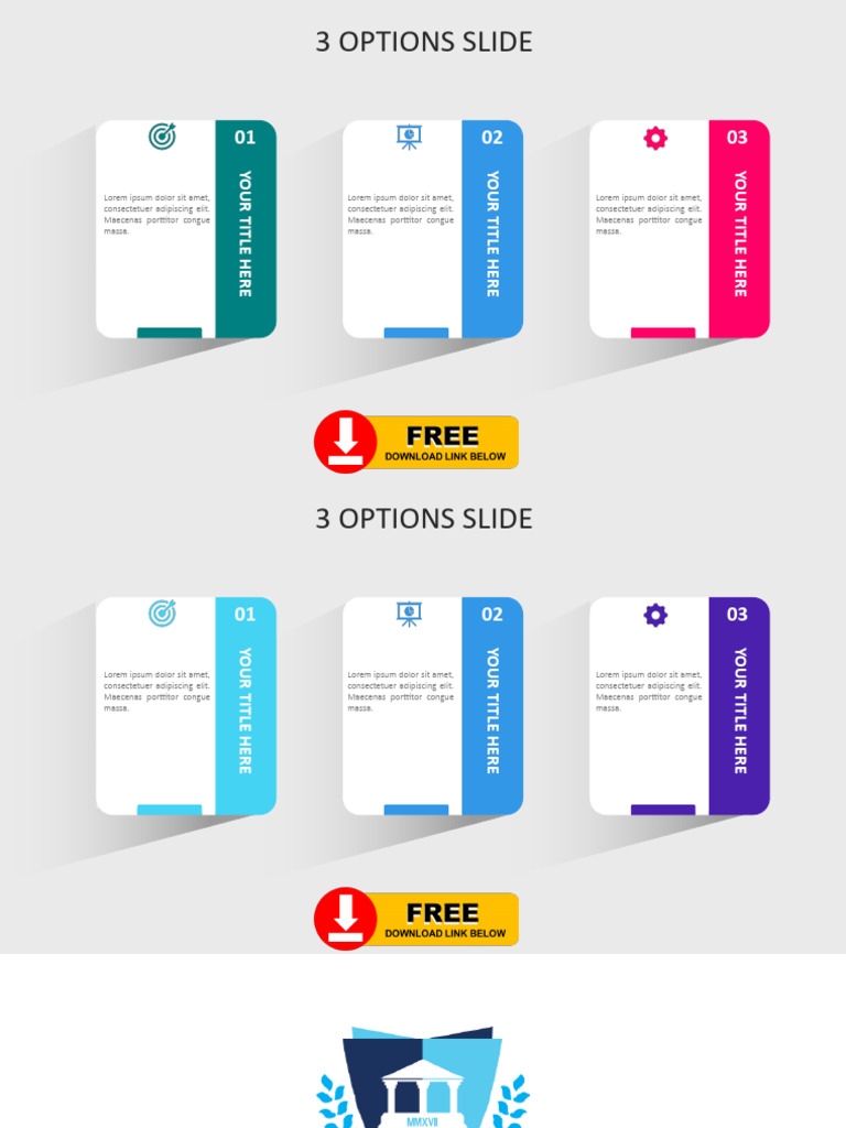 3 options slide | PDF