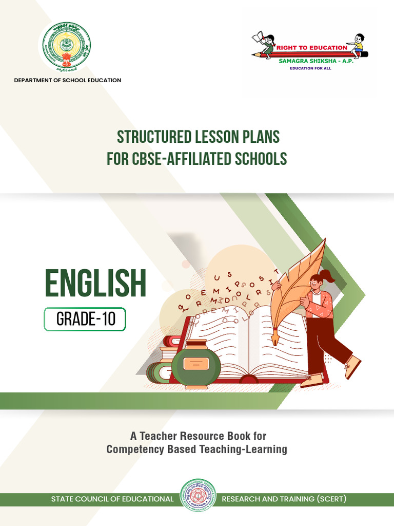 Class 10 - Eng - Structured LP Book | PDF | Lesson Plan | Multilingualism