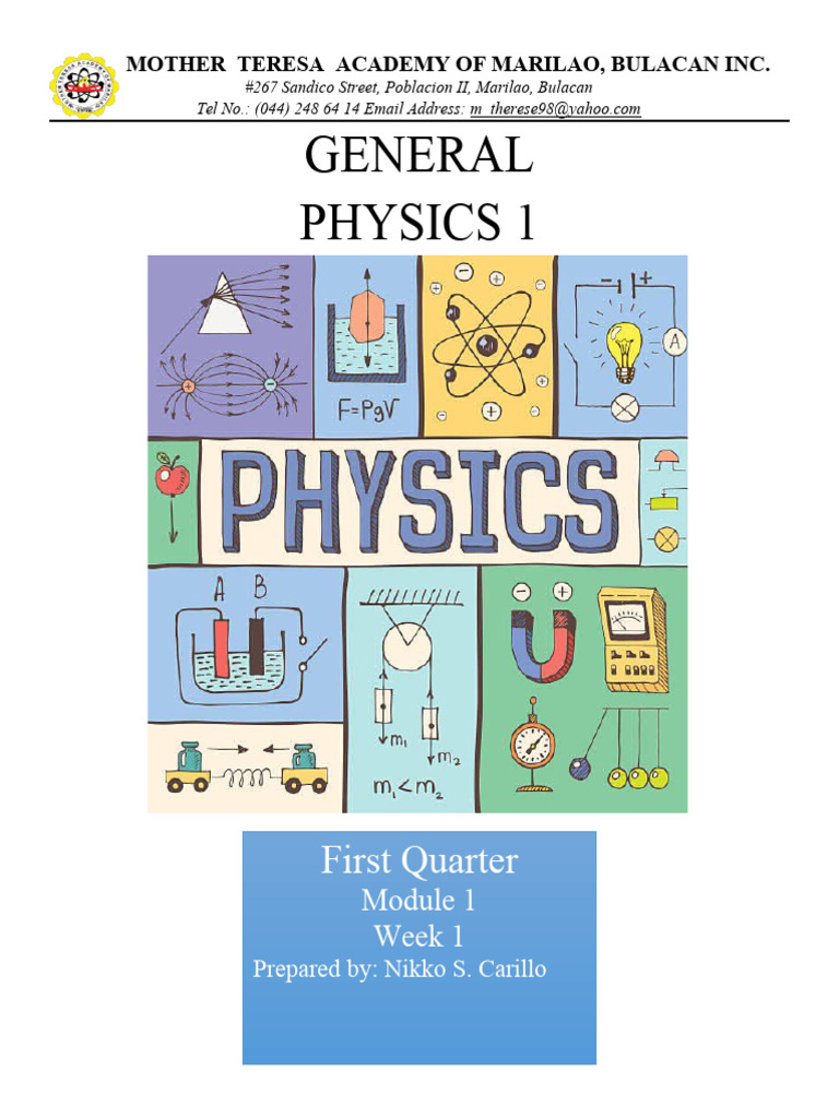 Physics Module 1st Grading | PDF | Force | Acceleration